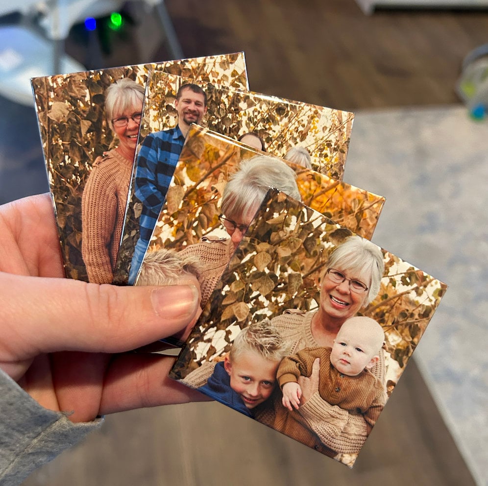 Square Photo Magnets SET OF 6 - Etsy