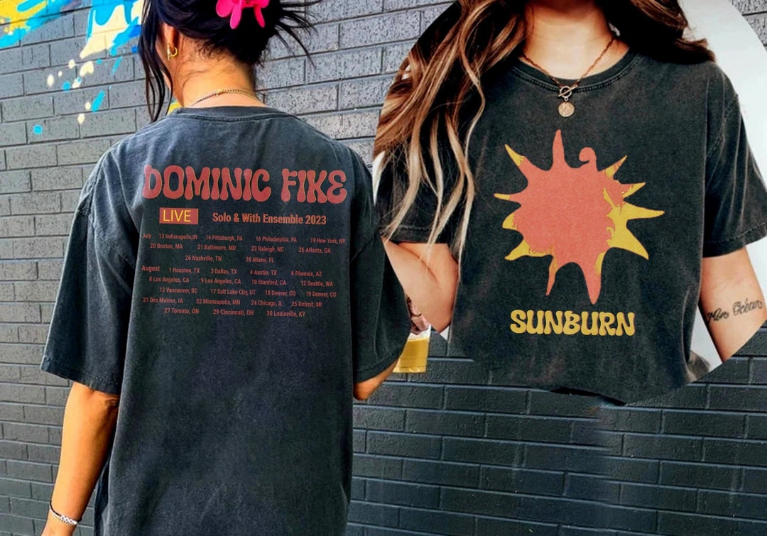 Dominic T-shirt Sunburn Album Domnic Fike Hoodie Domnic Fike - Etsy