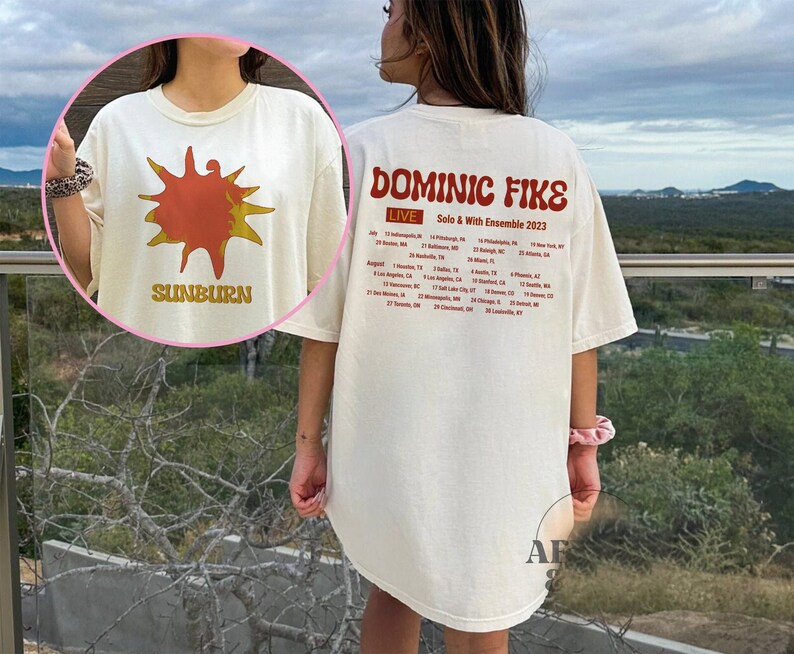 Dominic T-shirt Sunburn Album Domnic Fike Hoodie Domnic Fike - Etsy