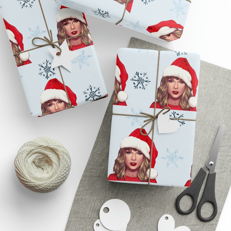 Taylor Swift Wrapping Paper, Swiftie Gift Wrap, Swiftie Holiday ...