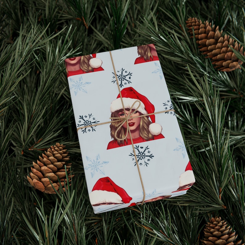 Taylor Swift Wrapping Paper, Swiftie Gift Wrap, Swiftie Holiday ...