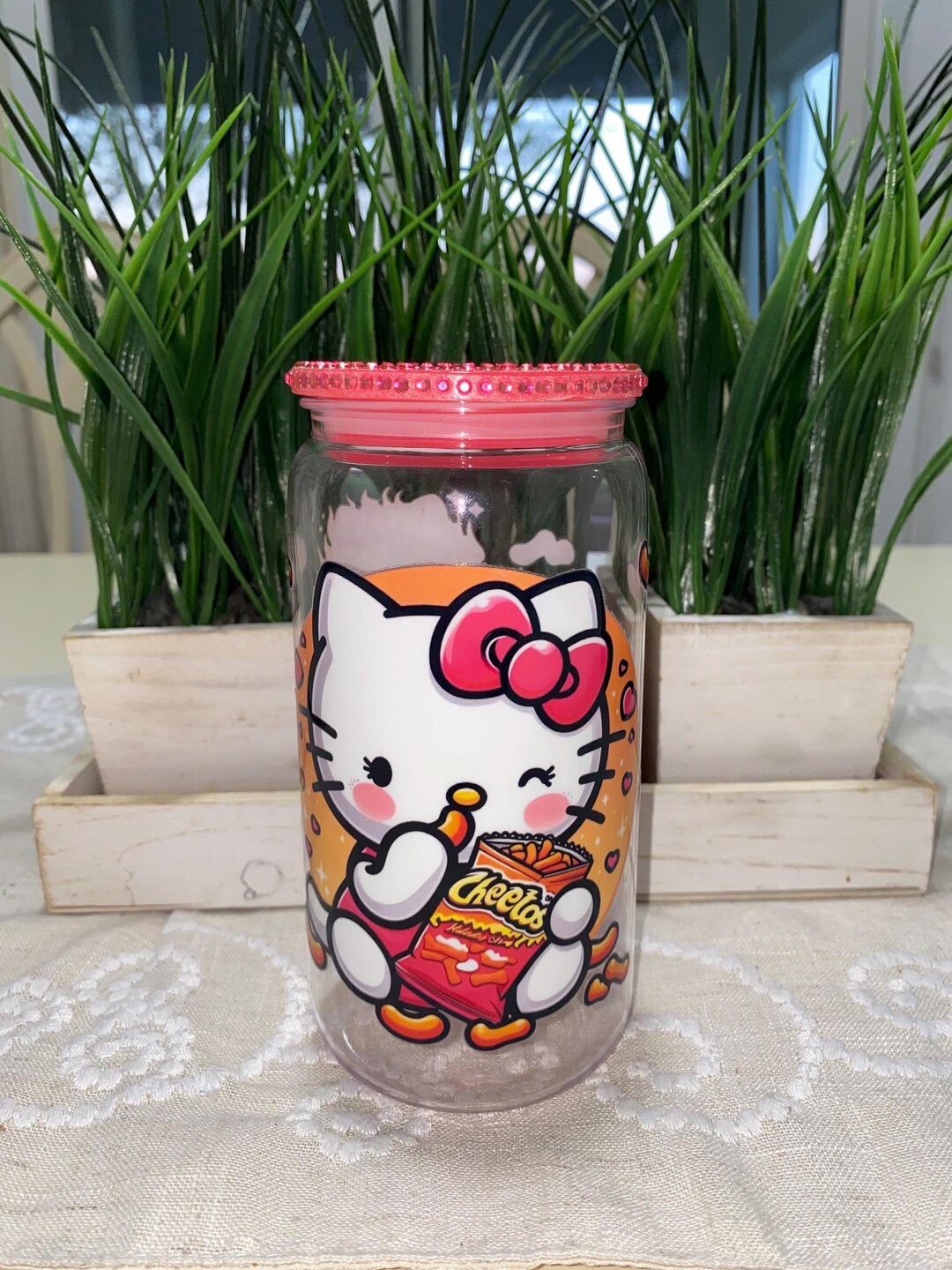 Hello Kitty Hot Cheetos Themed Custom Can Style Cup - Etsy