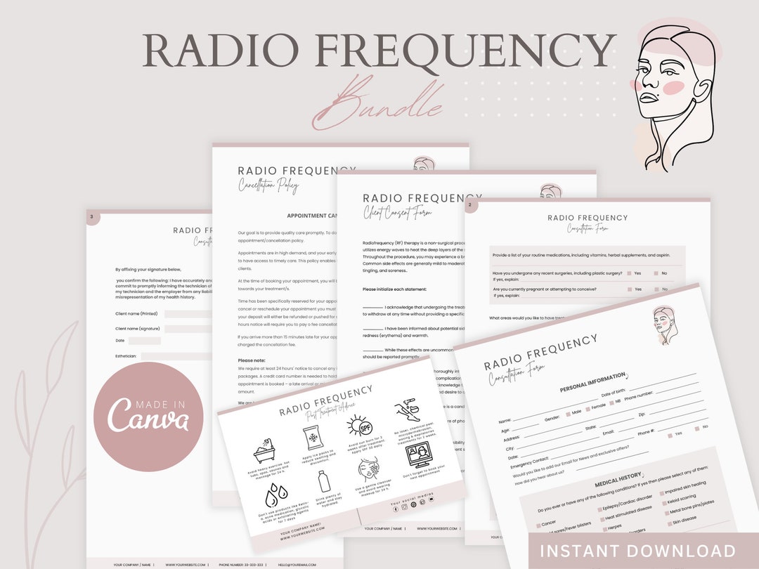 Editable Forms for Radio Frequency Skin Tightening - Consent for Body ...