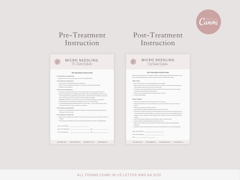 Micro Needling Forms - Customizable Micro Needling Consent Templates ...