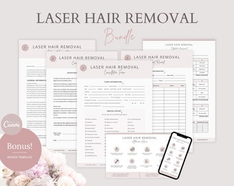 Laser Hair Removal Consent Forms Laser Hair Reduction Intake ...