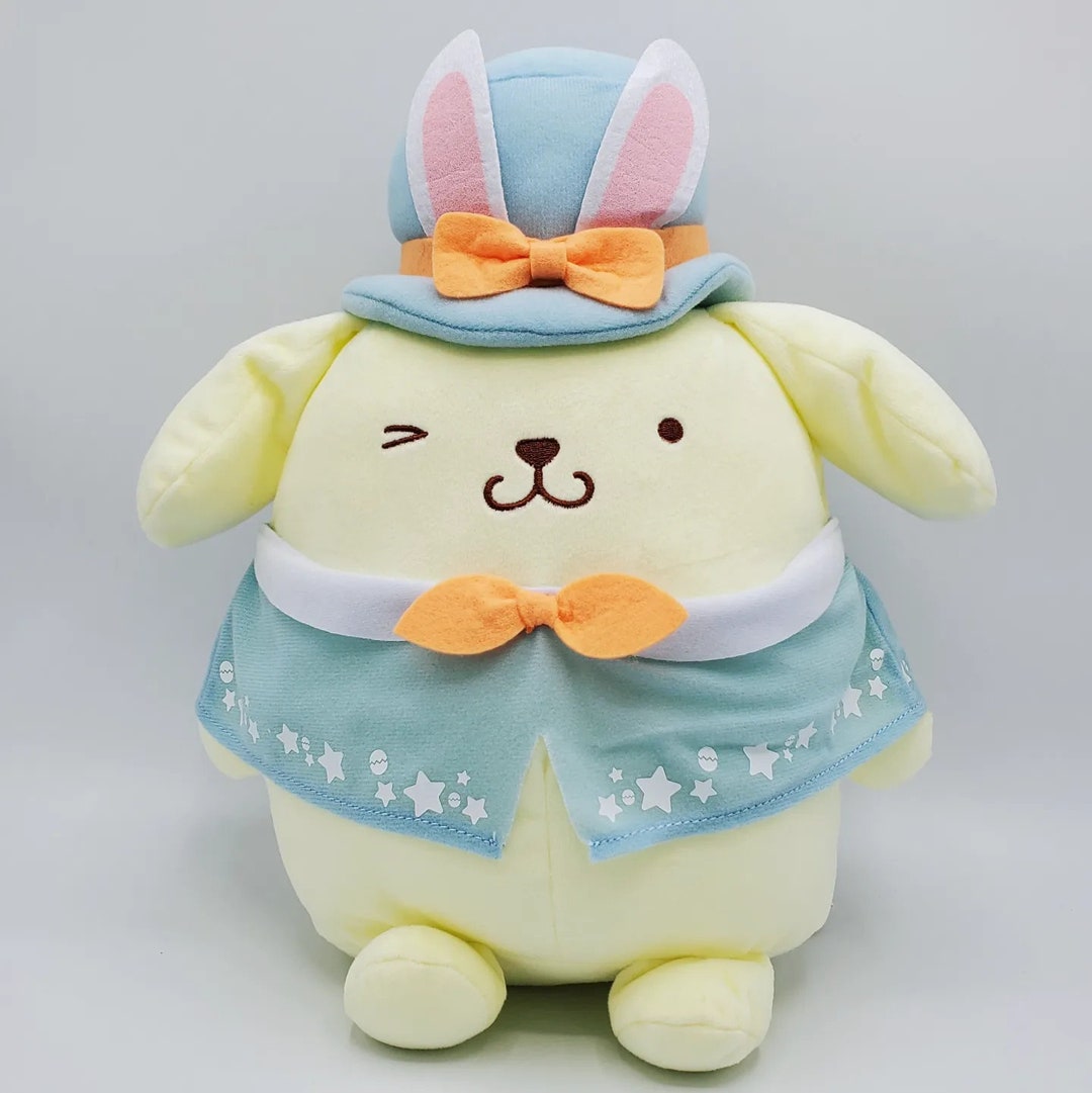 Pompompurin Rabbit Ear Easter Big Plushy (blue) - Etsy