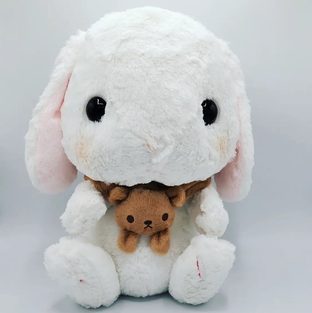 Pote USA Loppy Animuf Jumbo Plushy white - Etsy