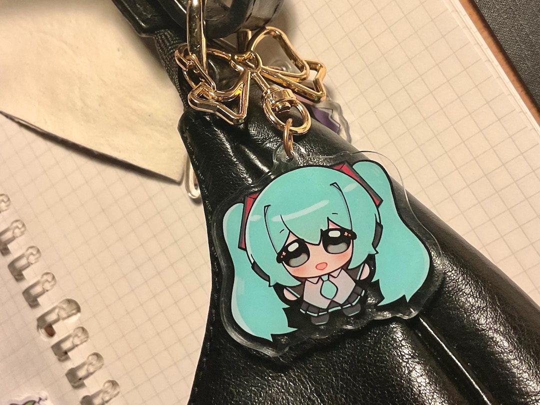 Hatsune Miku Chibi Keychain - Etsy