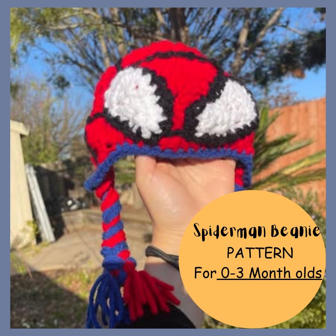 Spiderman PATTERN, PDF DOWNLOAD for Baby's 0-3 Months! Crochet - Etsy