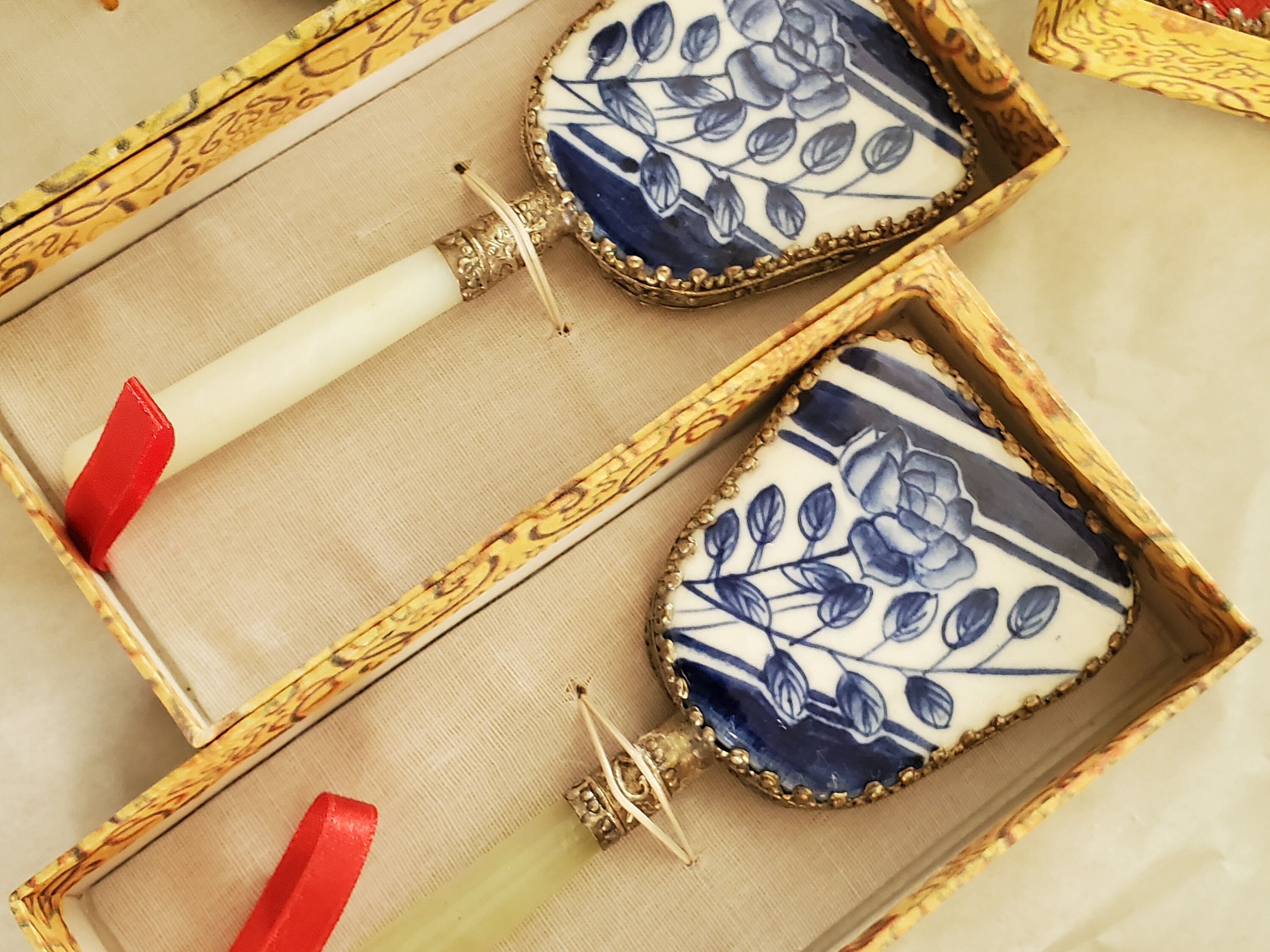 Rose Porcelain Hand Mirror - Etsy