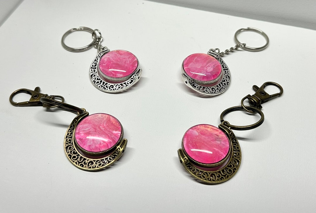 Fidget Spinner Keychain Fluid Art One of a Kind Unique Gift Many Colors ...