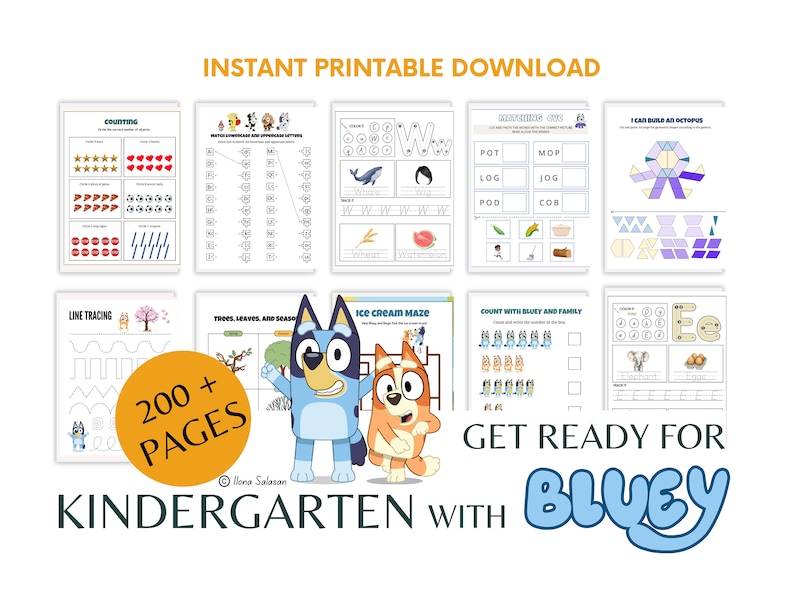 Kindergarten Curriculum Homeschool Workbook: Custom Name Activity Pages ...