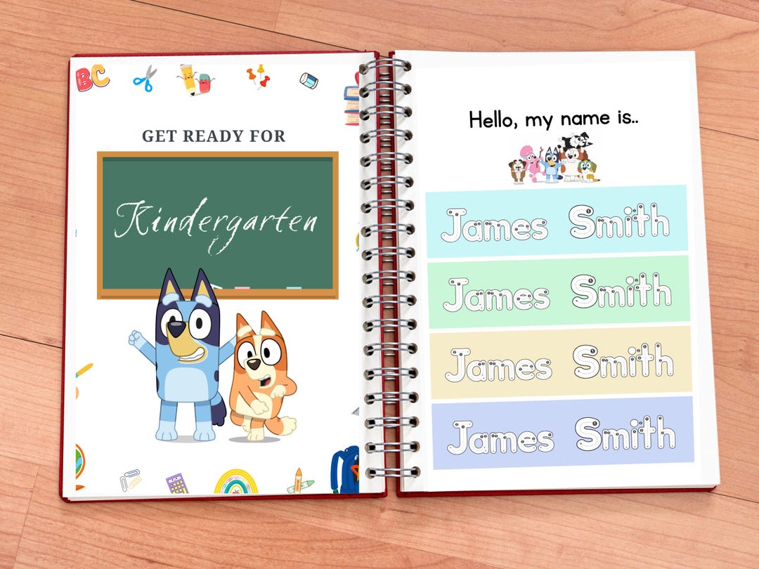 PRESCHOOL WORKSHEETS Personalized Workbook for Kids - Homeschool ...