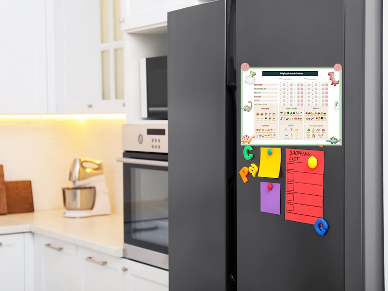 Toddler Meal Chart - FOOD GROUPS - Educational Food Poster for Kids ...