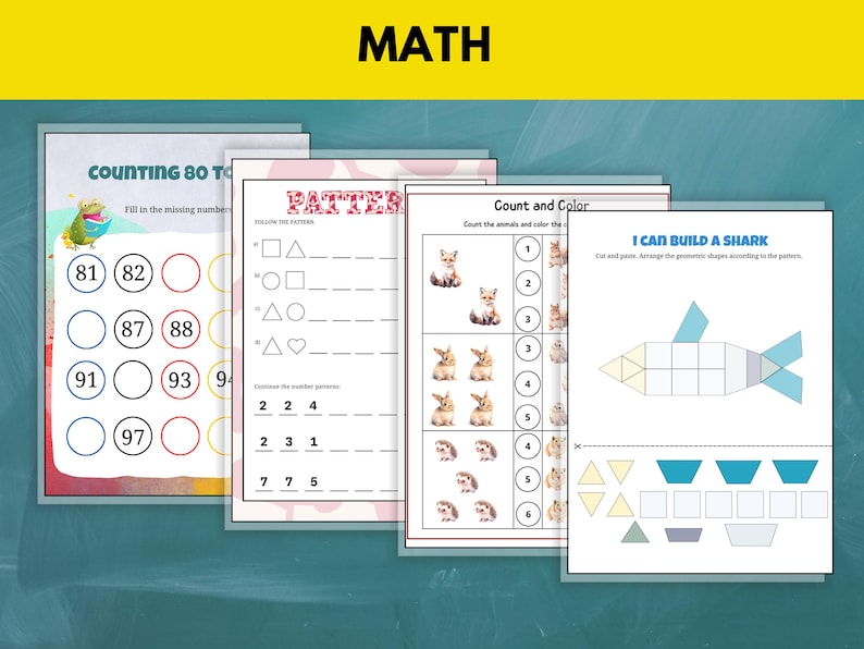 PRESCHOOL Curriculum Bundle: Homeschool Printable Worksheets, Abc's ...