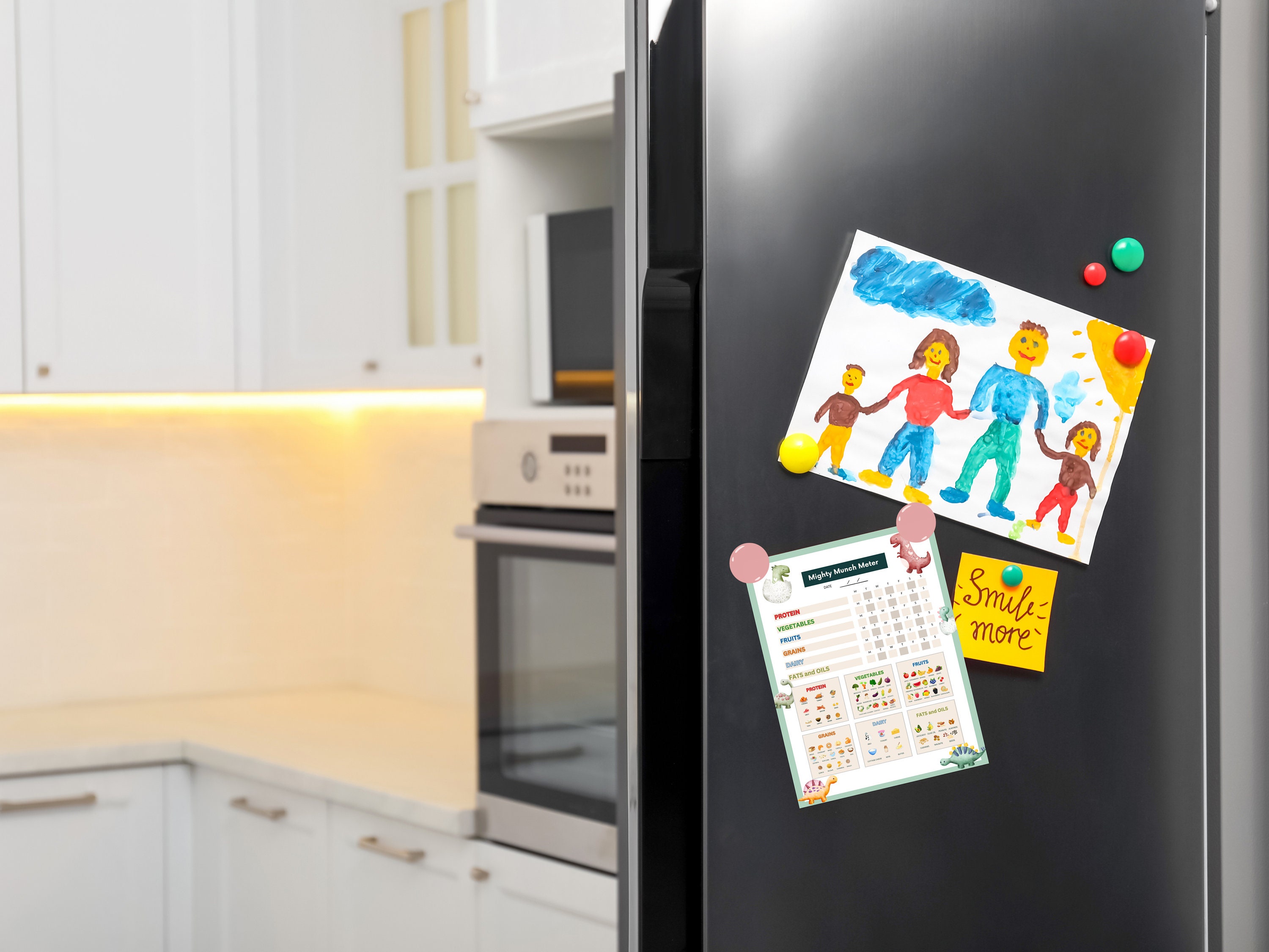 Toddler Meal Chart FOOD GROUPS Educational Food Poster for Kids ...