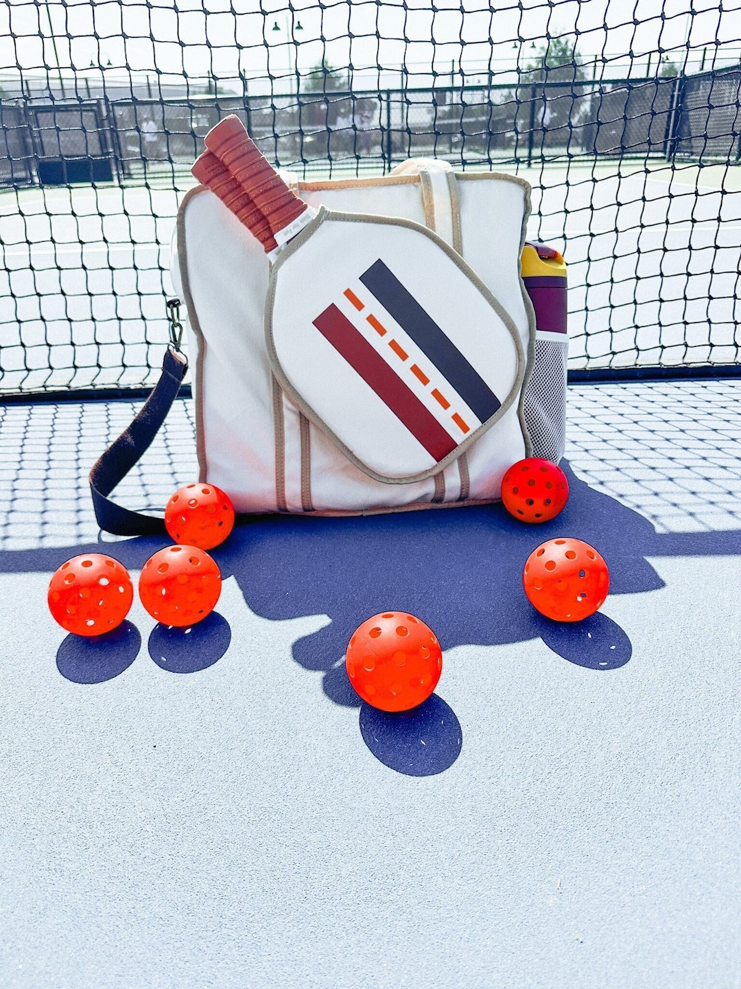 Pickleball Bag With Detachable Paddle Pocket Multipurpose - Etsy