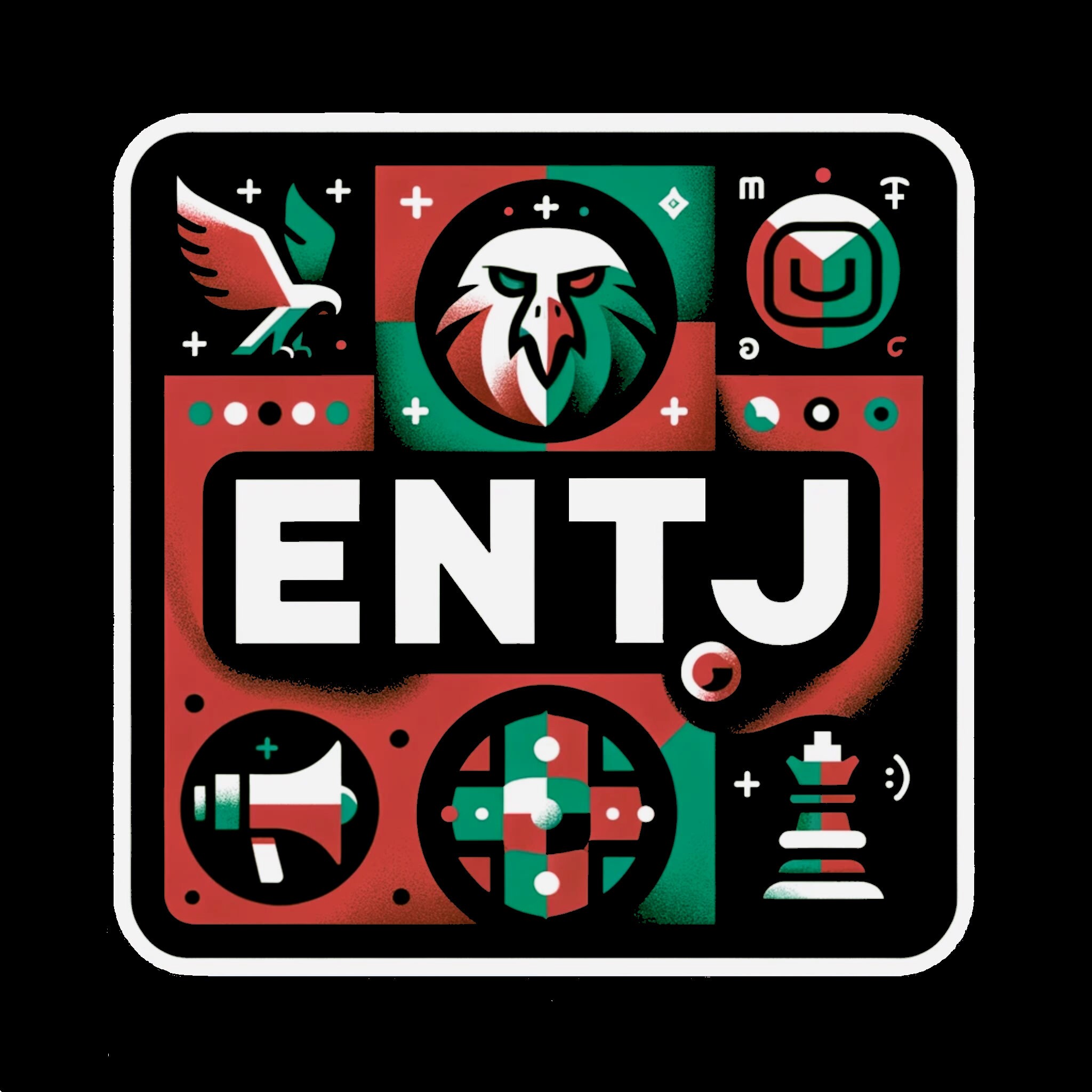 Mbti Entj Personality Types Sticker 16 Personalities Entj - Etsy