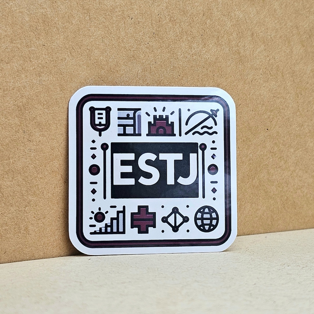 Mbti Estj Personality Types Sticker 16 Personalities Estj - Etsy