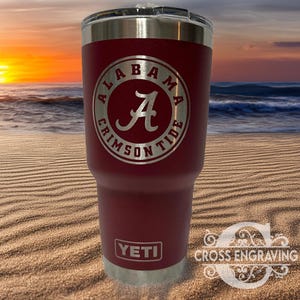 Premium Alabama Crimson Tide Tumbler - Etsy