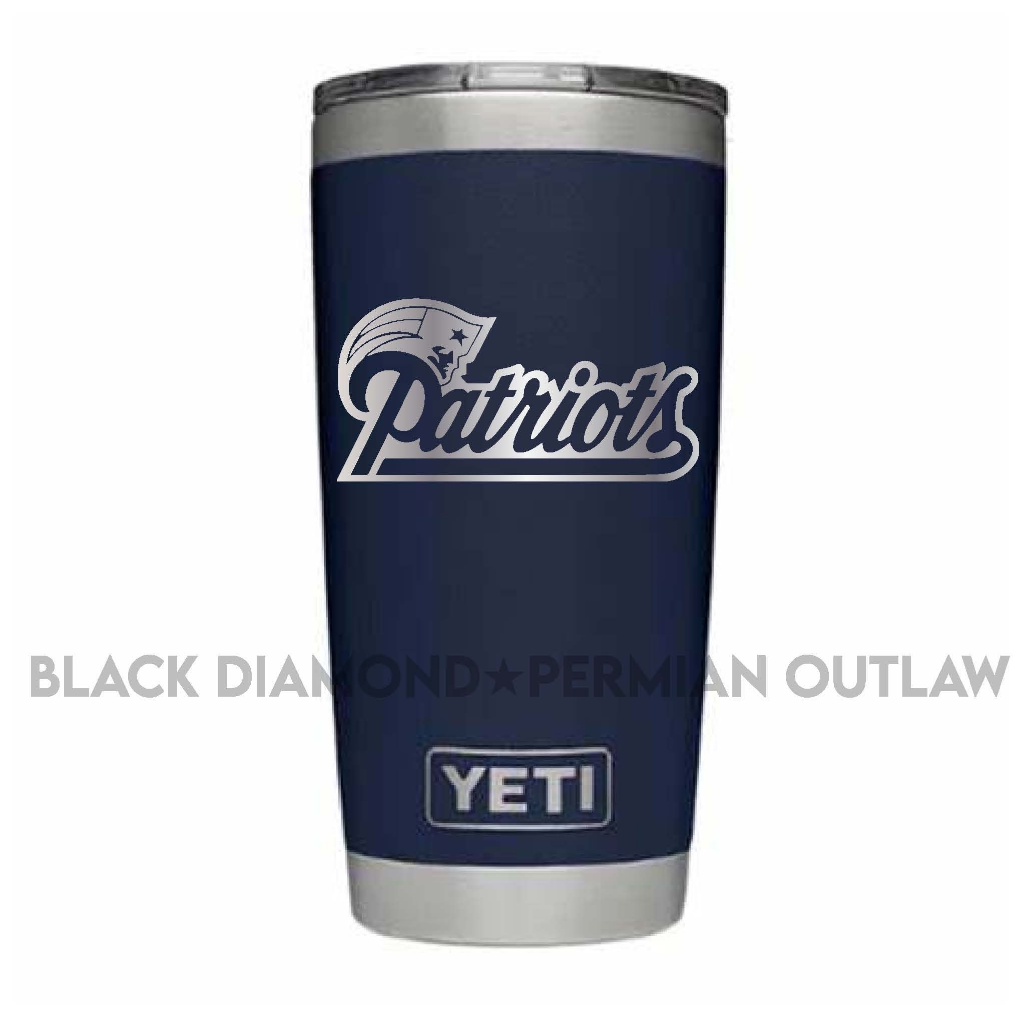 Customized Laser Engraved New England Patriots YETI - Etsy