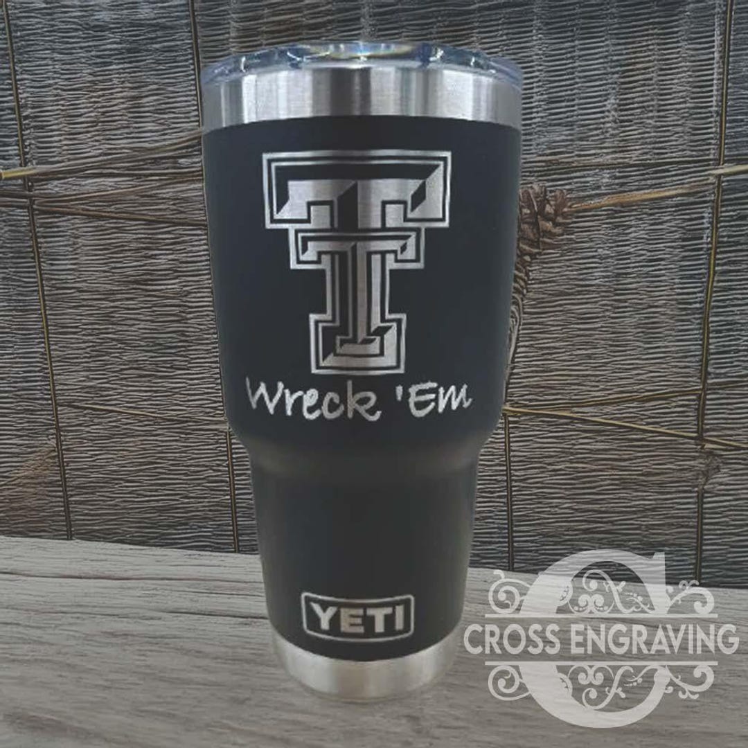 Texas Tech Engraved Tumbler - Etsy
