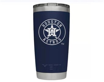 Houston Astros Powdercoated Yeti Tumbler, Free Personilization - Etsy