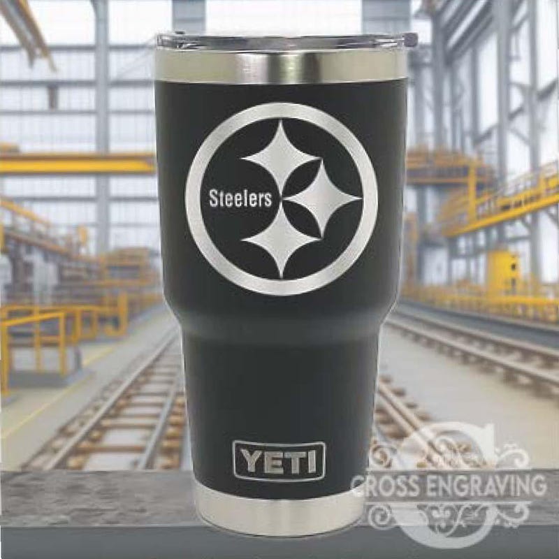 Steelers Tumbler Laser - Etsy