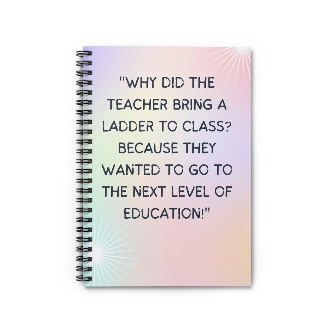 Colorful Teacher Spiral Notebook Perfect Gift for Educators and ...