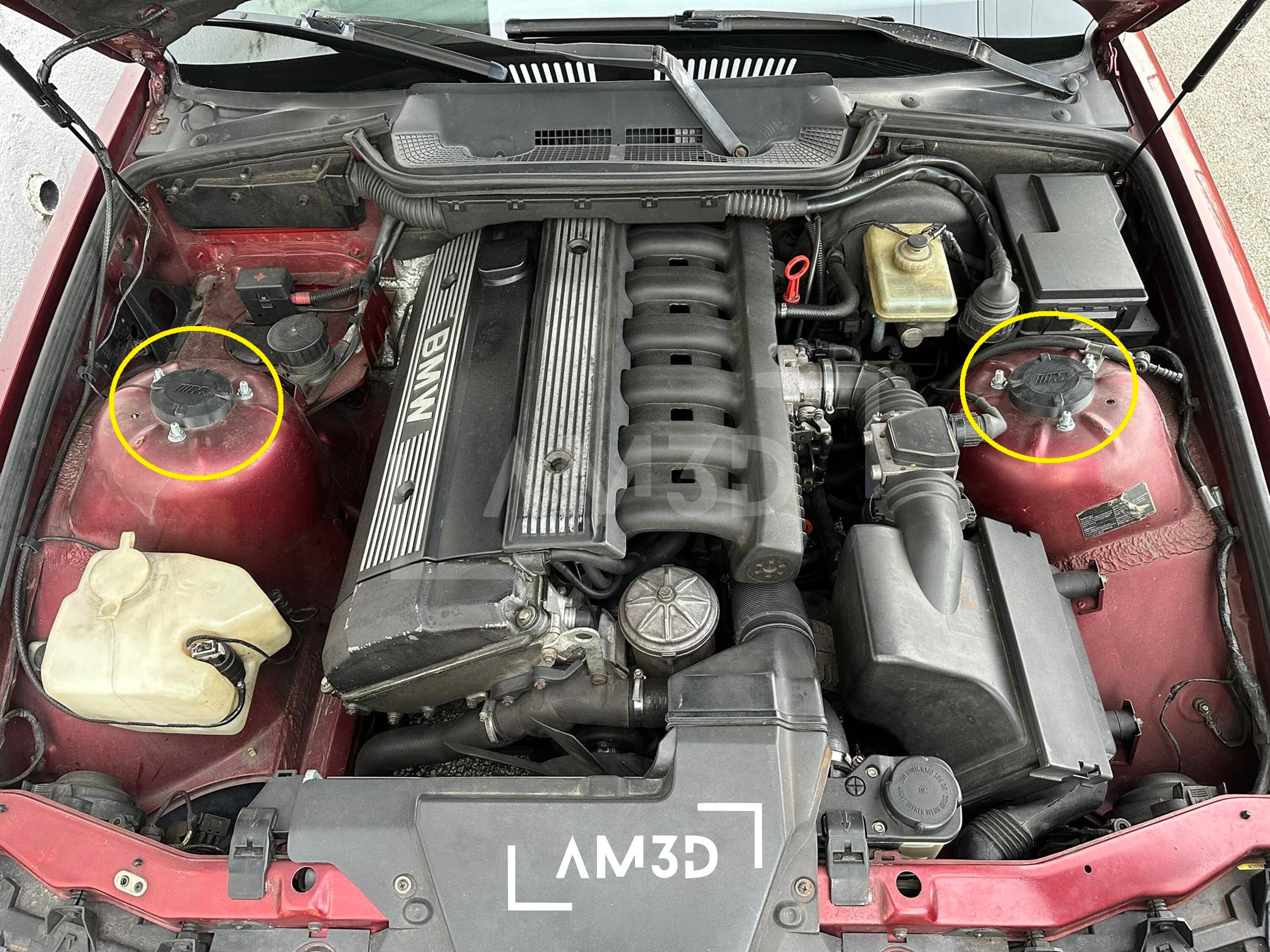 BMW E36 Strut Tower Covers for Camber Plates - Etsy