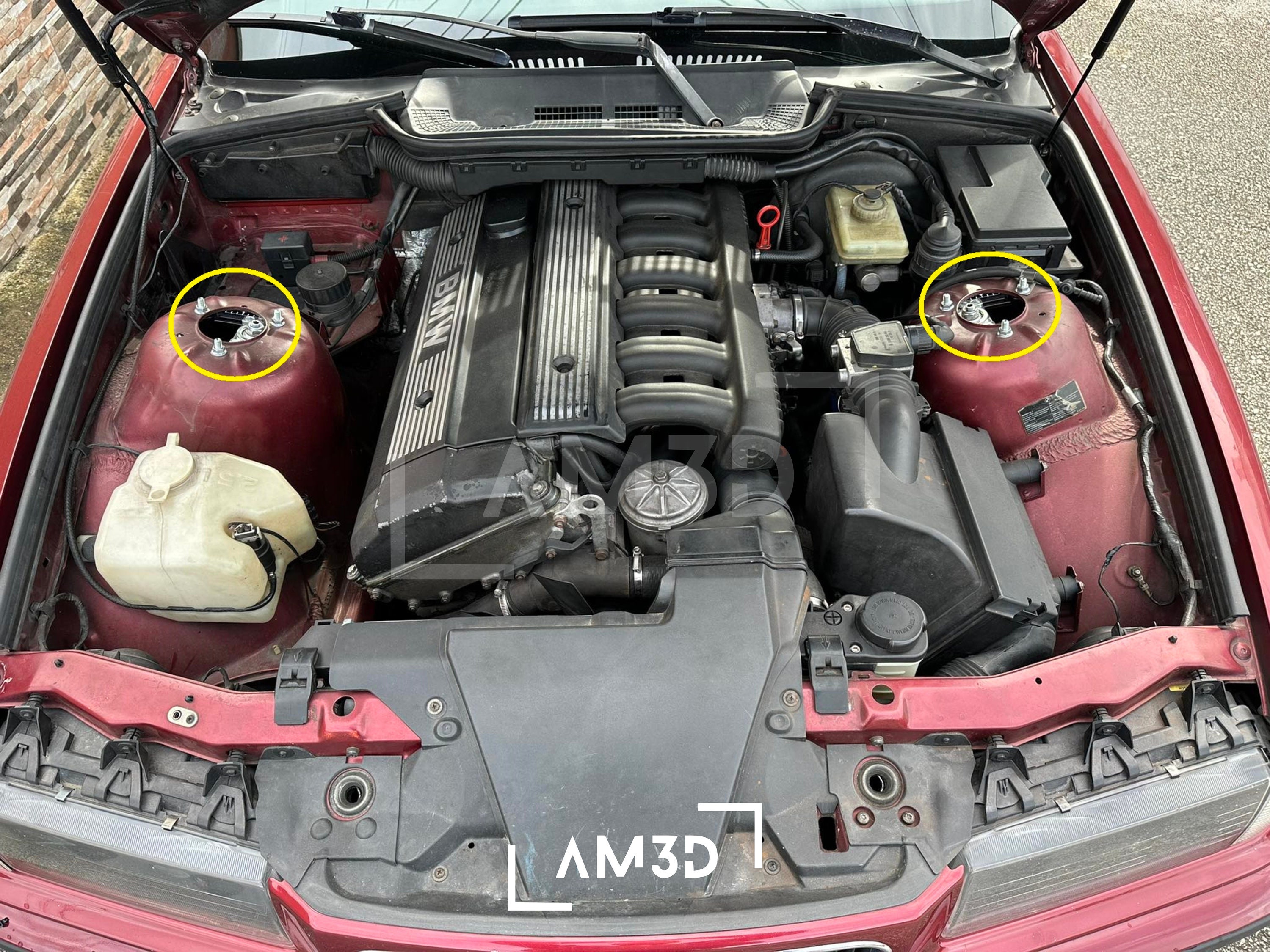 BMW E36 Strut Tower Covers for Camber Plates - Etsy