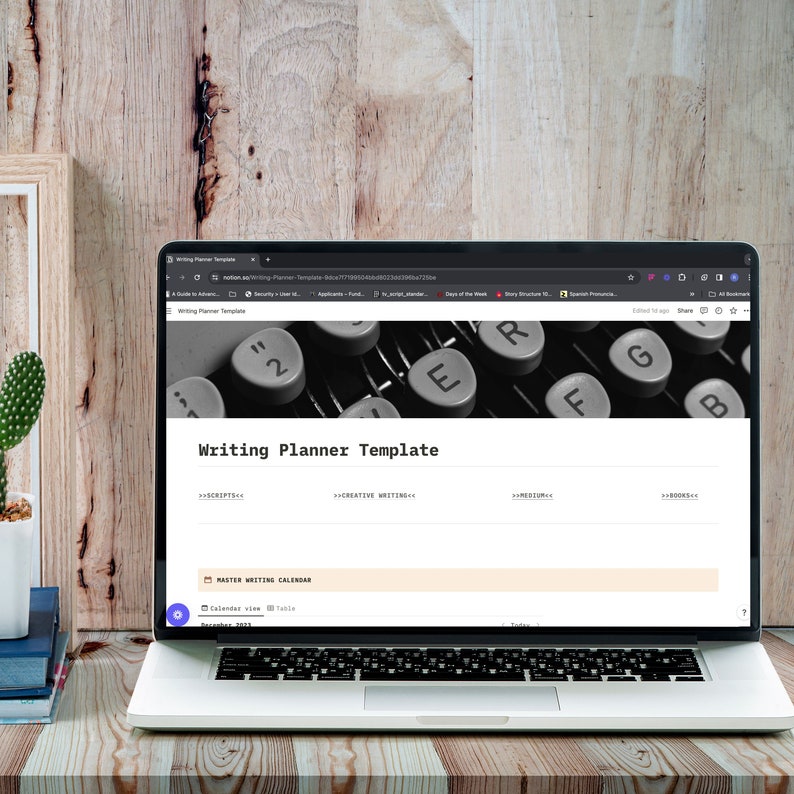 Notion Template for Writers Notion Writing Planner - Etsy
