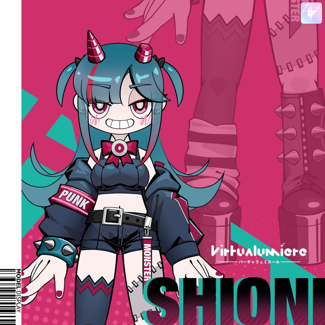 Live2d Vtuber Model/commercial Use! Shioni Vtuber (ready to Use ...