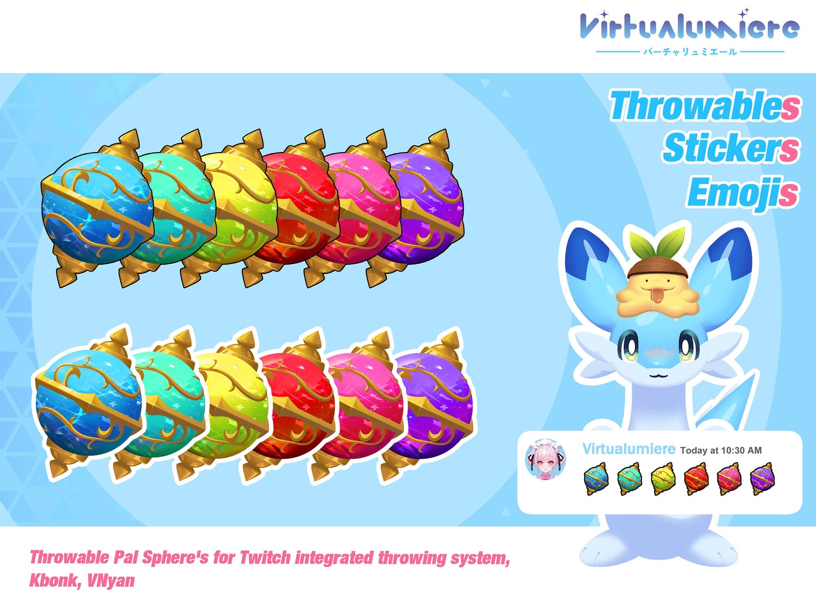 Pal Sphere Throwables Assets for T.I.T.S Kbonk Vnyan - Etsy