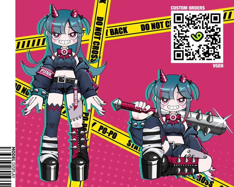 Live2d Vtuber Model/commercial Use! Shioni Vtuber (ready to Use ...