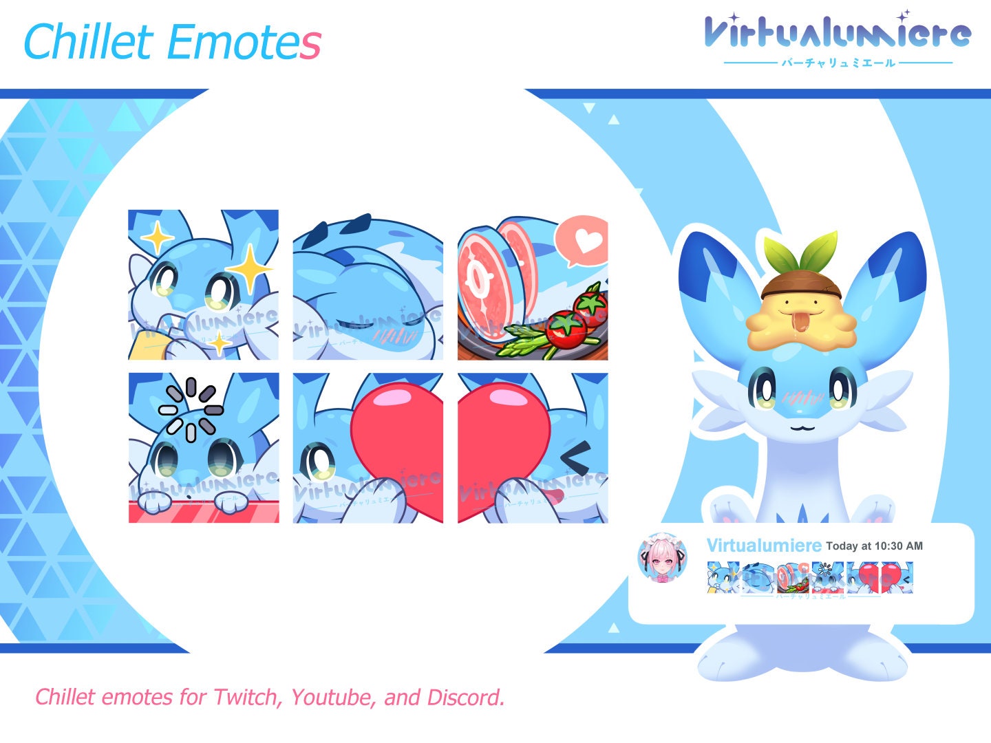 Chillet Emote Assets for Twitch, Youtube, and Discord - Etsy