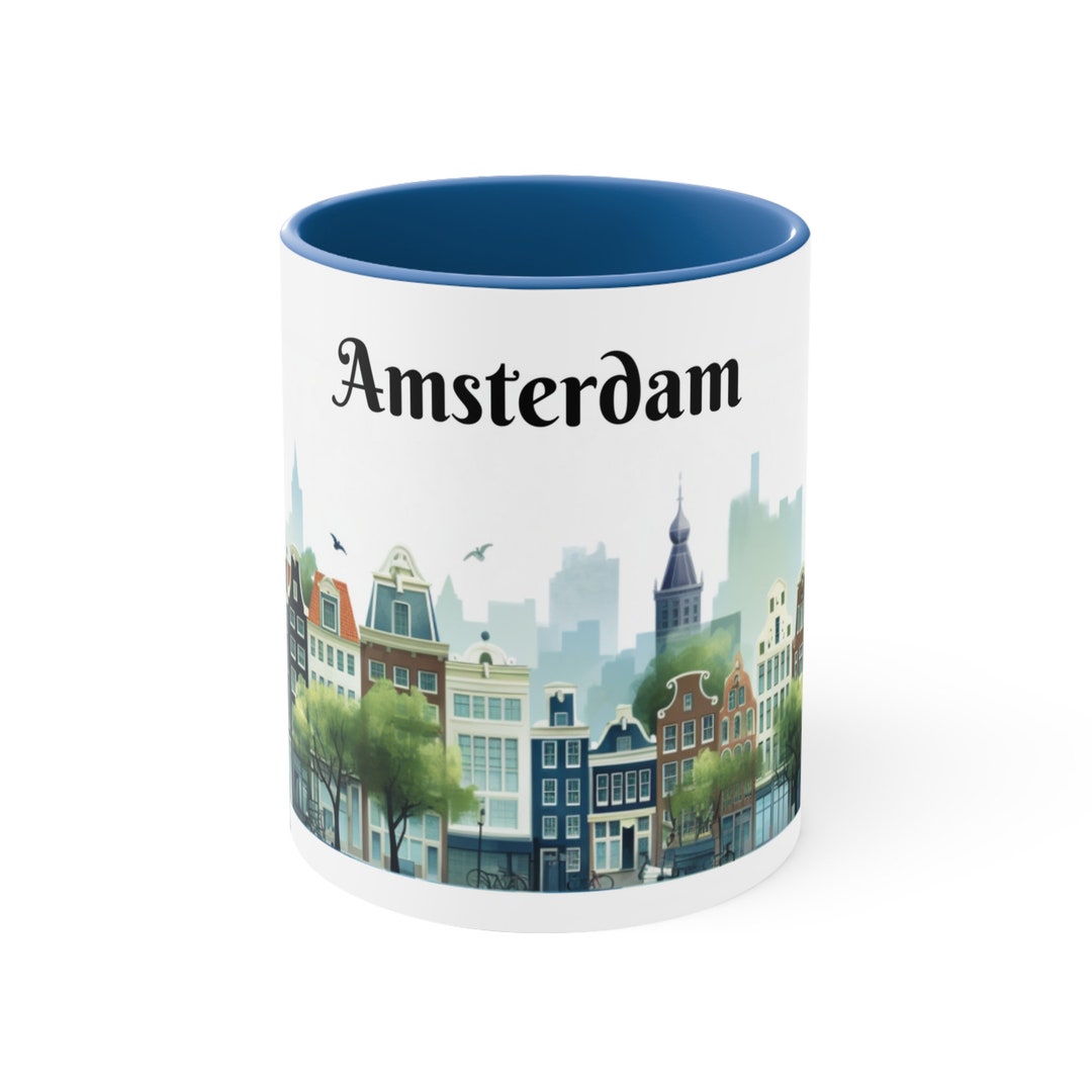 Amsterdam Coffee Mug Amsterdam Coffee Cup Amsterdam Gift - Etsy