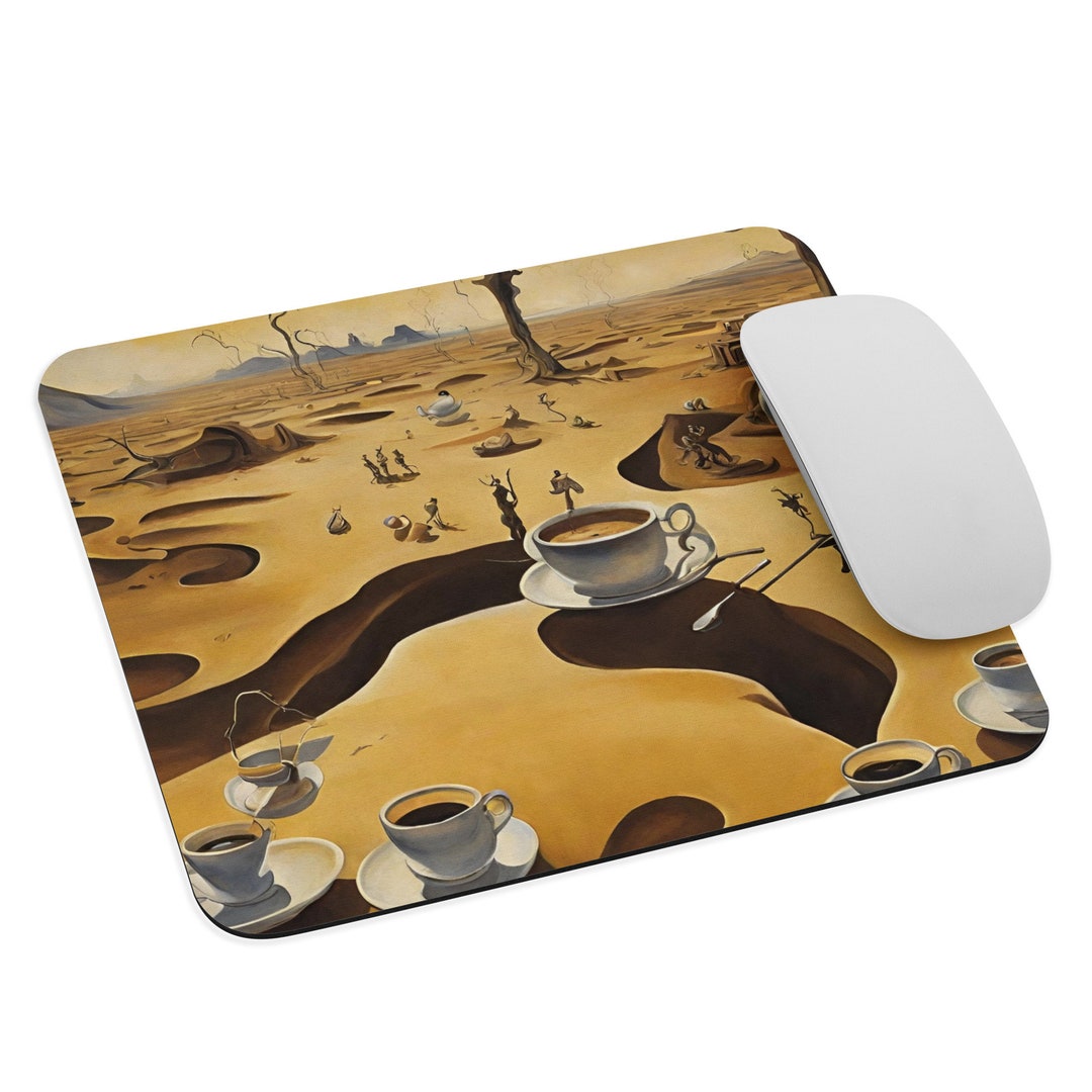 Salvador Dali Coffee Wasteland Mouse Pad Waldochic Approved - Etsy