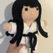 Taekwondo Karate Crochet Pattern for Girl Amigurumi Plushie, PDF ...