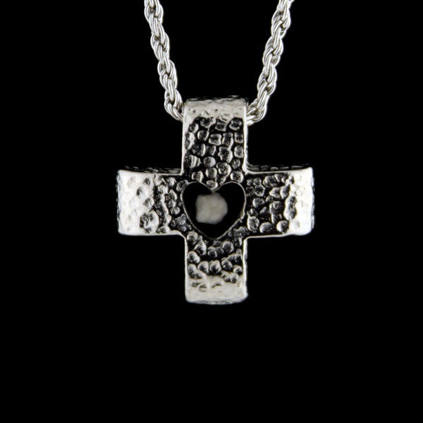 Nativity Stones Heart of Grace Cross - Etsy