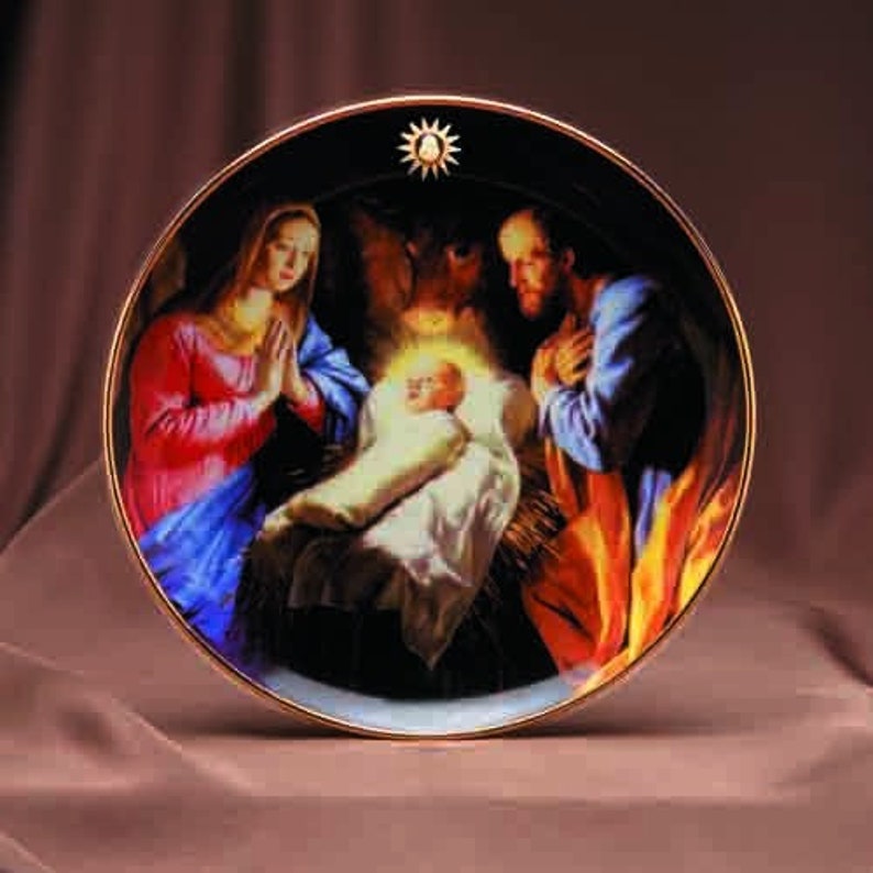 Nativity Stones Collector's Plate - Etsy