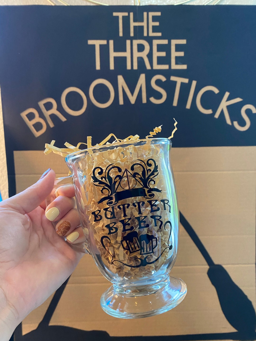 Butter Beer Mug Three Broomsticks Mug Harry Potter Inspired Mug Harry ...