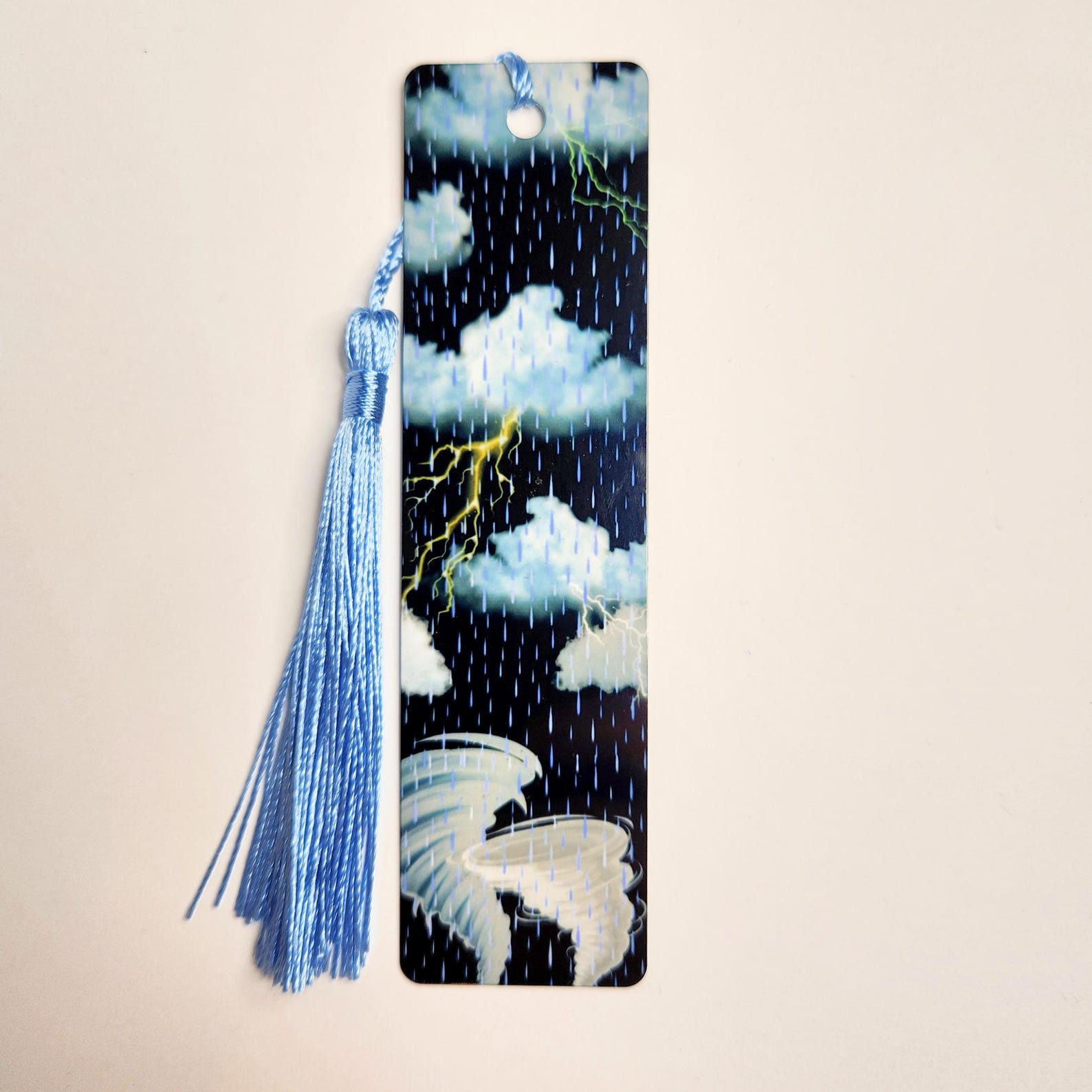 Tornado and Lightning Metal Bookmark Handcrafted 4.72" X 1.25" - Etsy