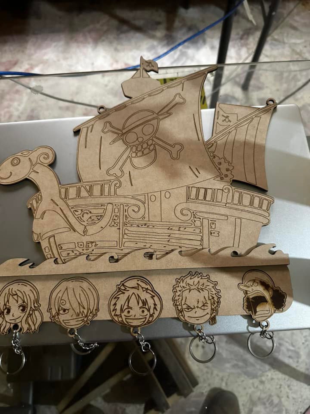 One Piece Key Holder CDR File - Etsy