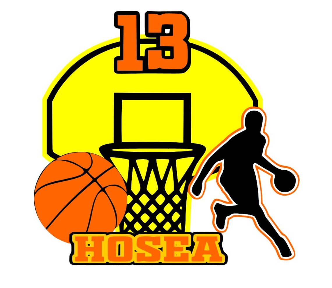Basketball Cake Topper SVG | Ideal for Birthdays | Digital Download ...