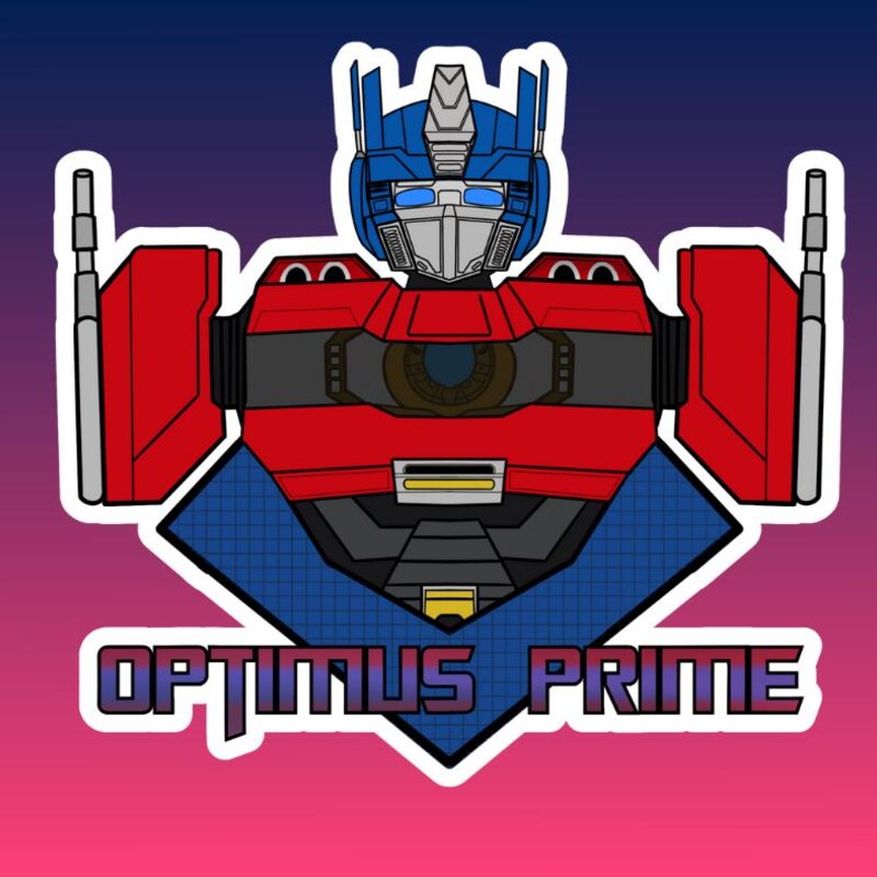 Optimus Prime Decal - Etsy