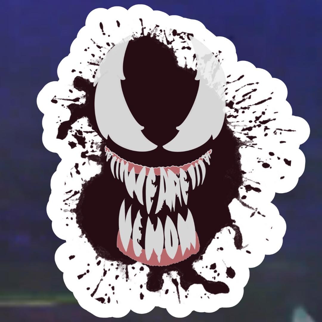 Marvel: We Are Venom Splat Sticker! - Etsy
