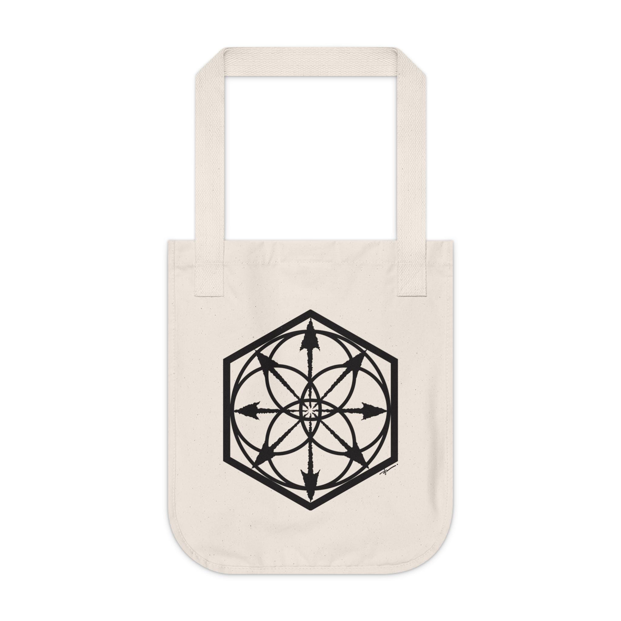 Chaotic Neutral Dnd Alignment Symbol Organic Canvas Tote Bag, for All ...
