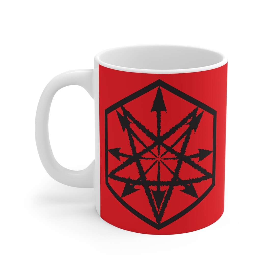 Chaotic Evil Alignment Dungeons and Dragons Mug, Red - Etsy