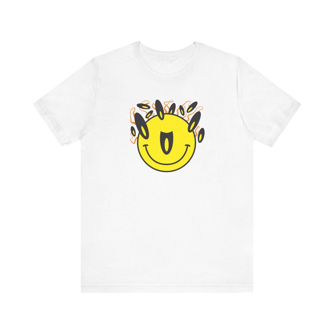 Eye Beast Smiley Face Graphic T-shirt - Etsy